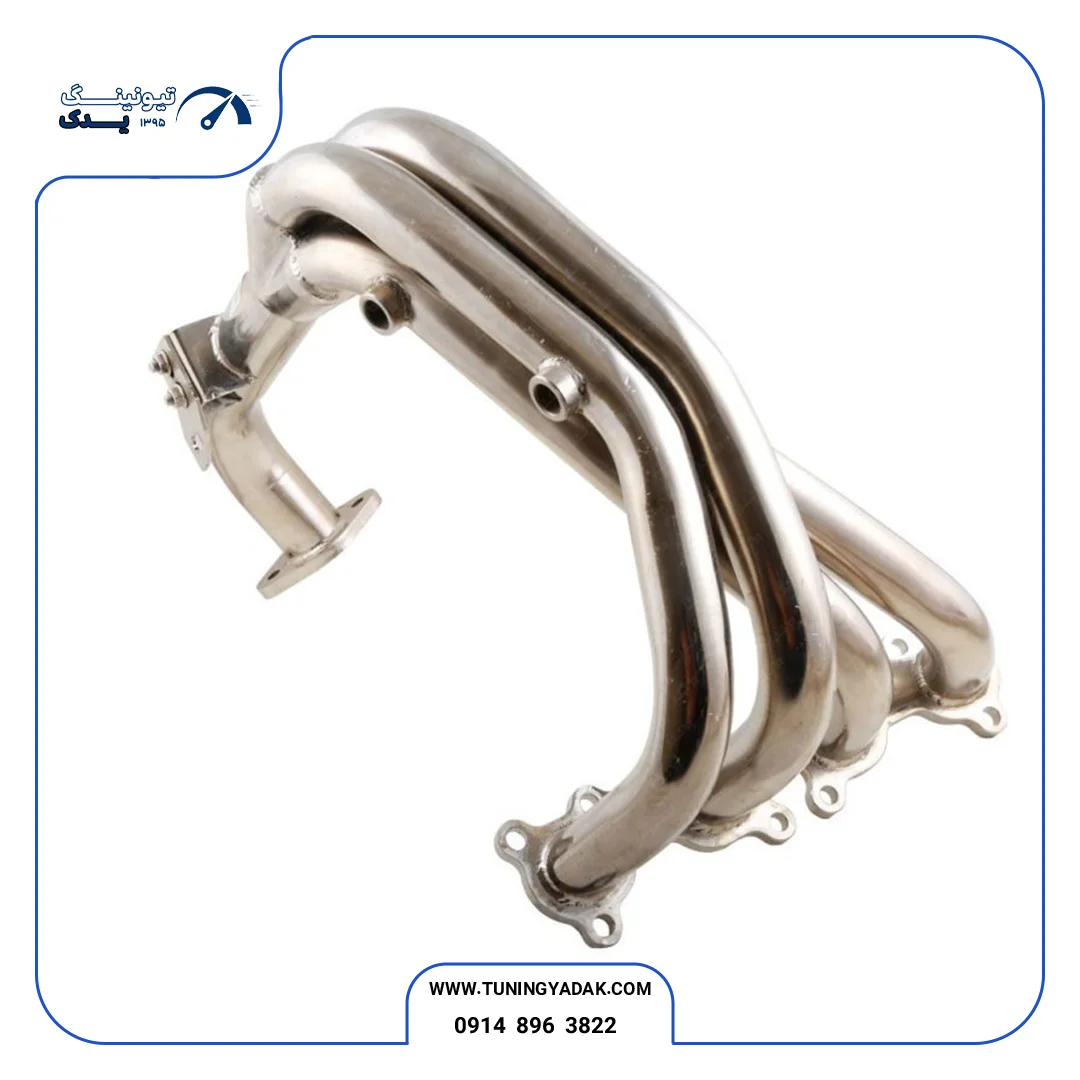 هدرز فولادی HZ Power موتور TU5 رانر کوتاه پژو پارس و SLX405 - تیونینگ یدک