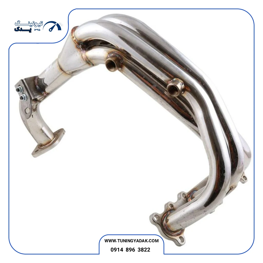 هدرز استیل HZ Power موتور TU5 رانر بلند پژو پارس و SLX405 - تیونینگ یدک